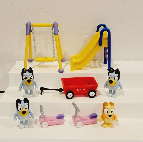 Toys | Bluey Family Playground Figure Set | Poshmark